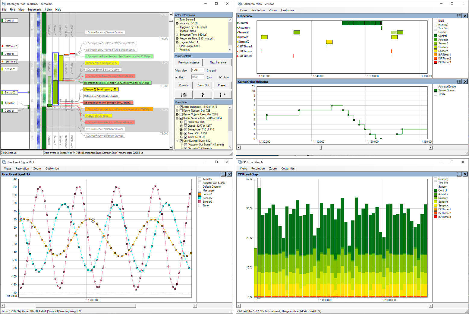 - Outil d’analyse de trace avec prise en charge de Linux sur la station hôte